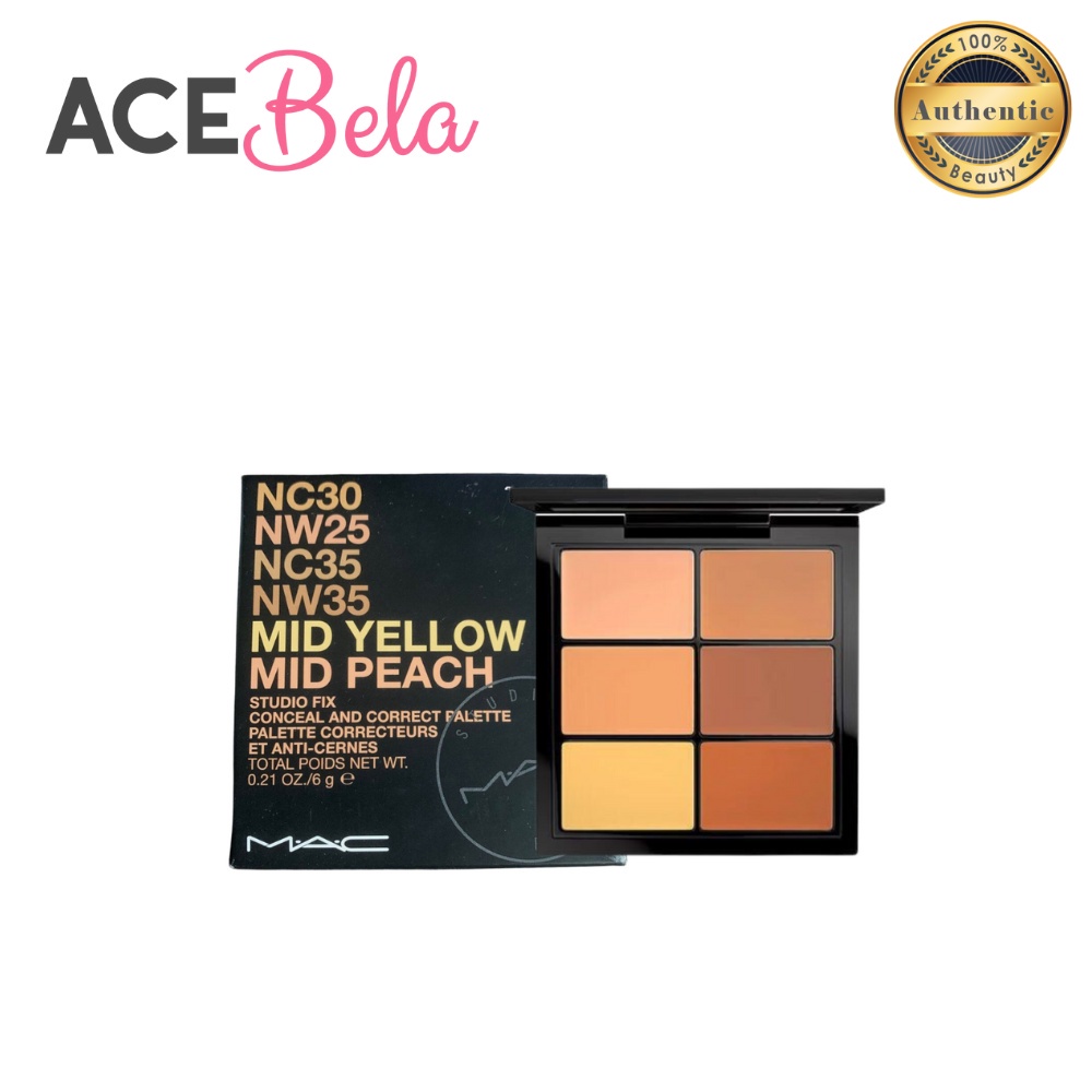 [CLEARANCE] Mac Studio Fix Conceal and Correct Palette #Medium 6g (Box ...