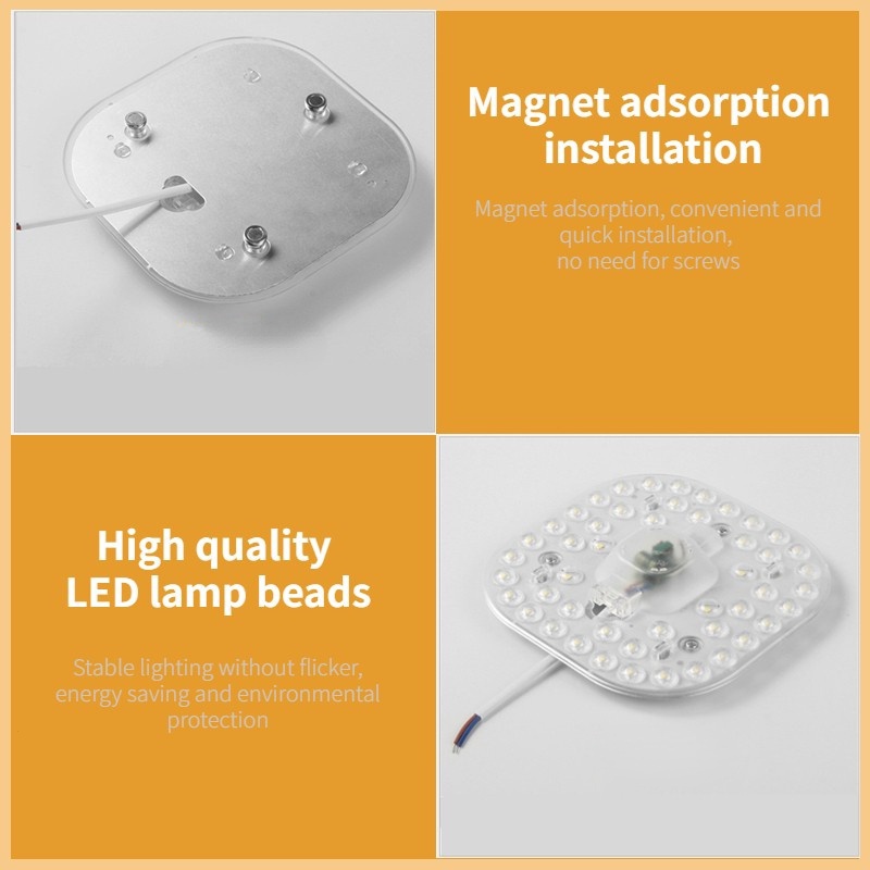 LED Ceiling Light replacement Magnetic led light module 12W 18W 24W 36W ...
