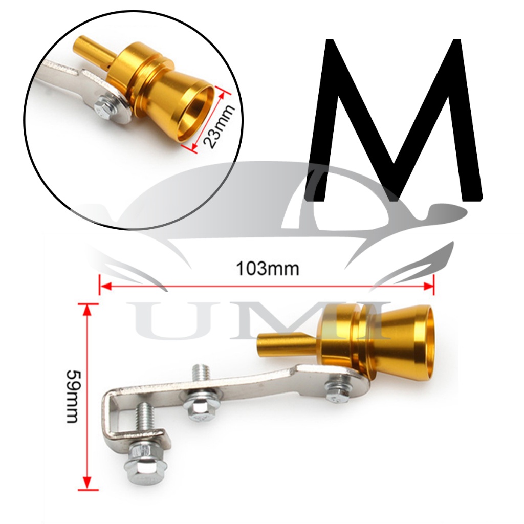 Universal Car Exhaust Sound Turbo Sound Car Exhaust Pipe Whistle Bunyi ...