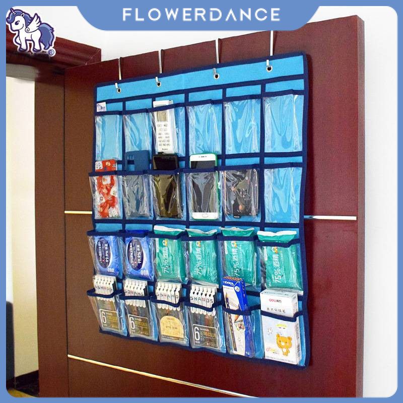 30 Clear Pockets Classroom Pocket Chart For Teacher Cell Phones Holder ...