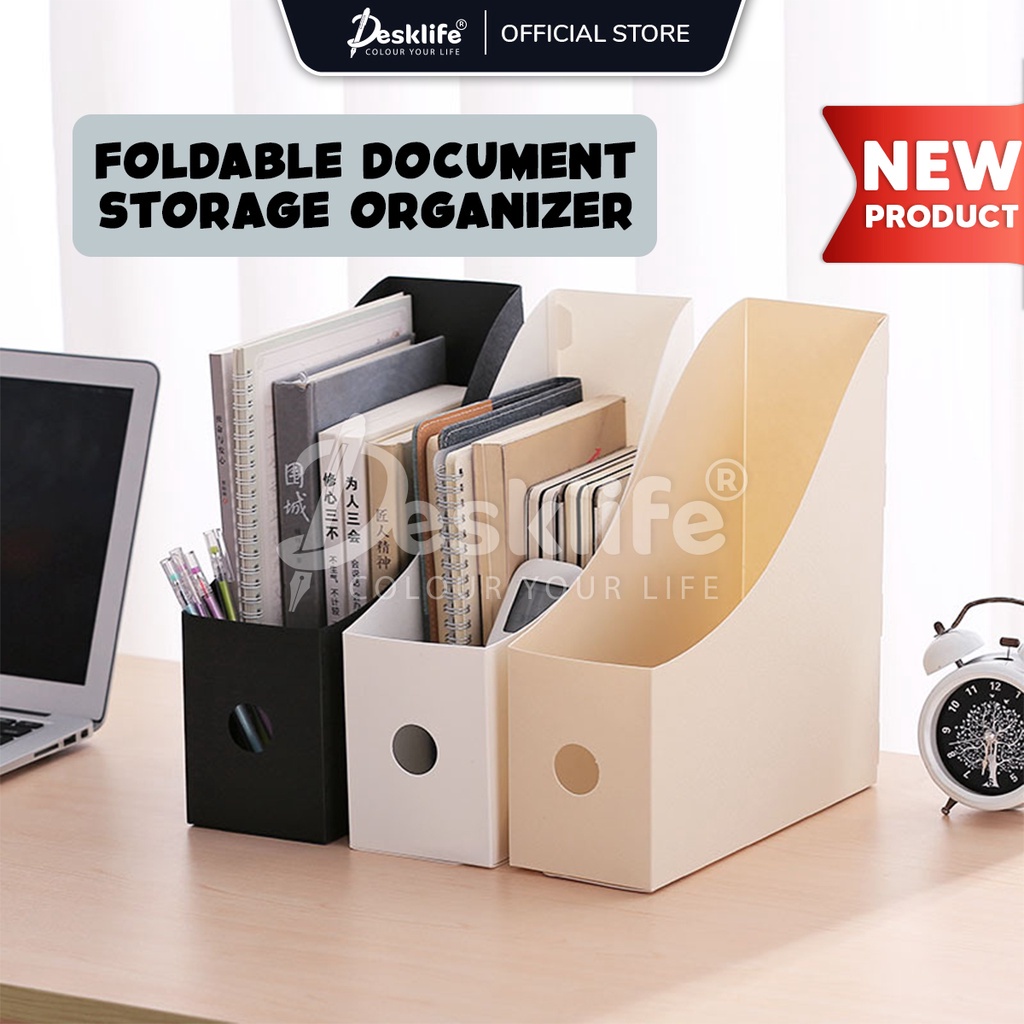 Desklife Foldable Magazine Holder Book Document Storage (MH00)-(PCS ...