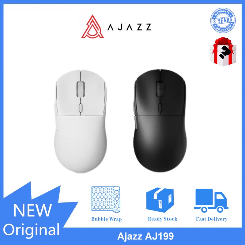 Ajazz AJ199 Dual mode wireless gaming mouse | Shopee Singapore