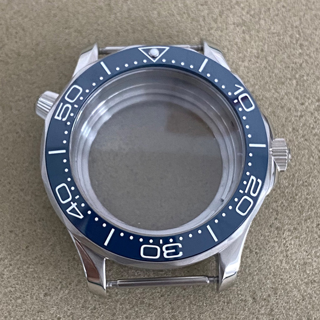 42mm Stainless Steel Watch Case Mineral Mirror Watch Modified Case ...