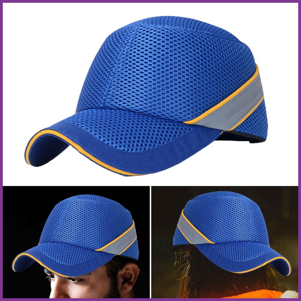 Safety Bump Caps Shock Absorption Adjustable Breathable Mesh Caps Wide ...