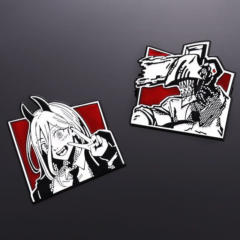 Manga Chainsaw Man Enamel Pin Anime Lapel Pins Cute Brooches Badges ...