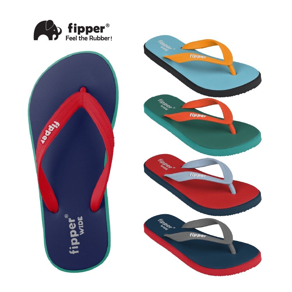 Fipper Slipper Wide Natural Rubber for Unisex | Shopee Singapore