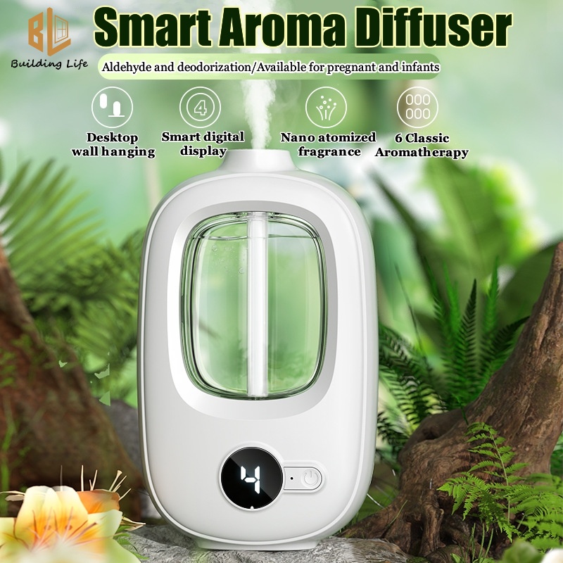 Oval Room Air Freshener Spray Rechargeable Aroma Diffuser Essential Oil ...