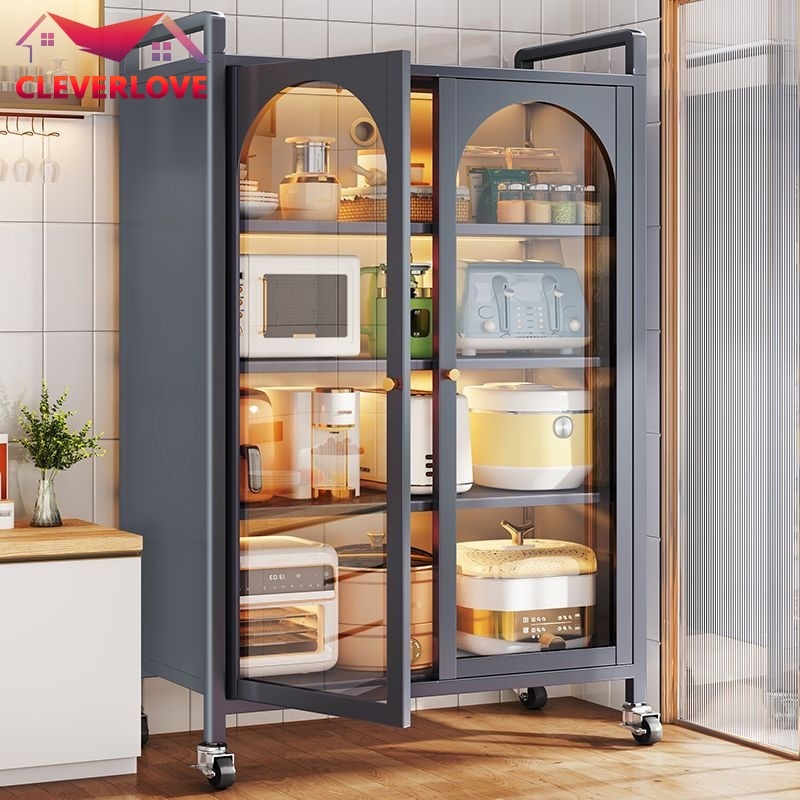 Kitchen Cabinet Home Multilayer Kitchen Rack Dine-side Storage Cabinet ...