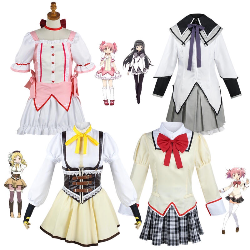 Anime Puella Magi Madoka Magica Kaname Madoka Akemi Homura Tomoe Mami ...