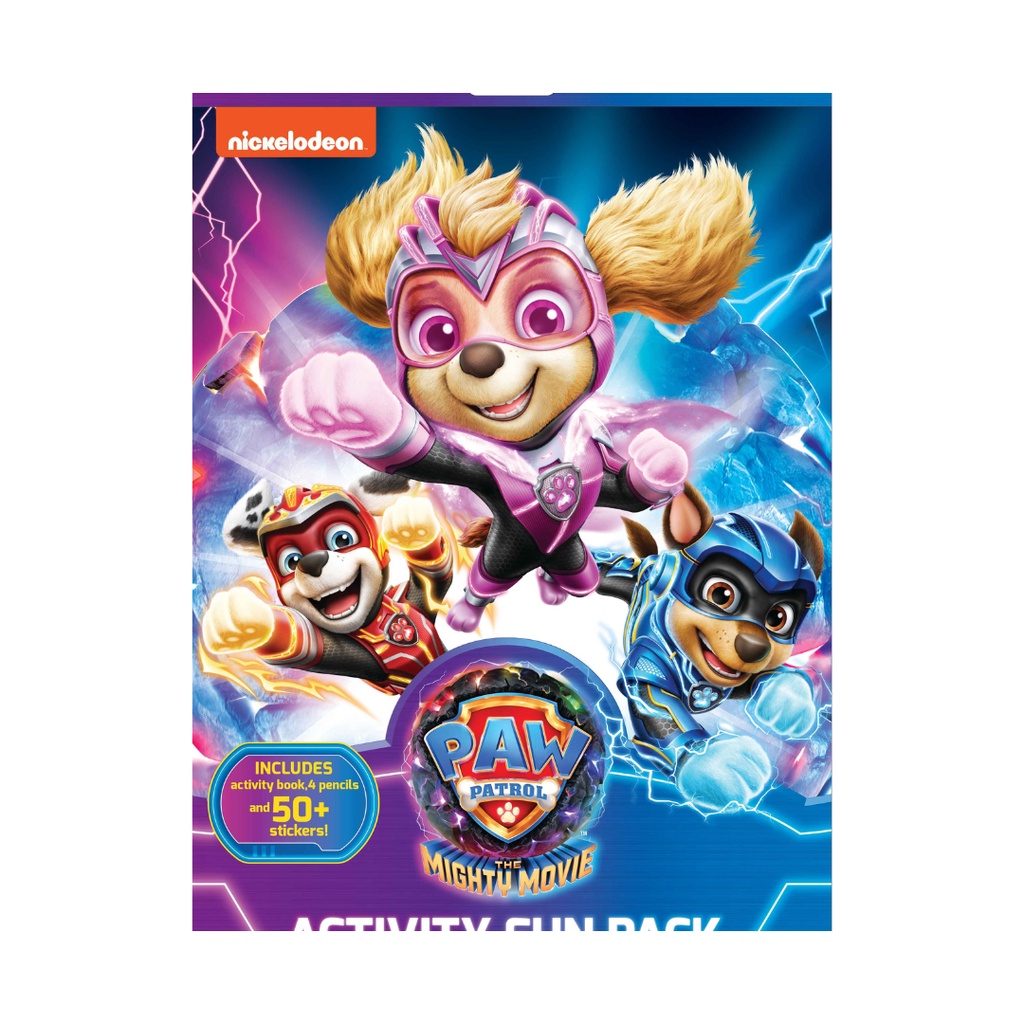 Paw Patrol Activity Book Fun Pack For Kids with 4 Colour Pencils & Over ...