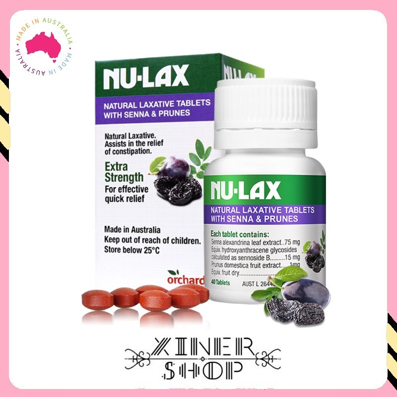 [EXP 01/2025] Nu-Lax Natural Laxative Tablets with Senna and Prunes ...