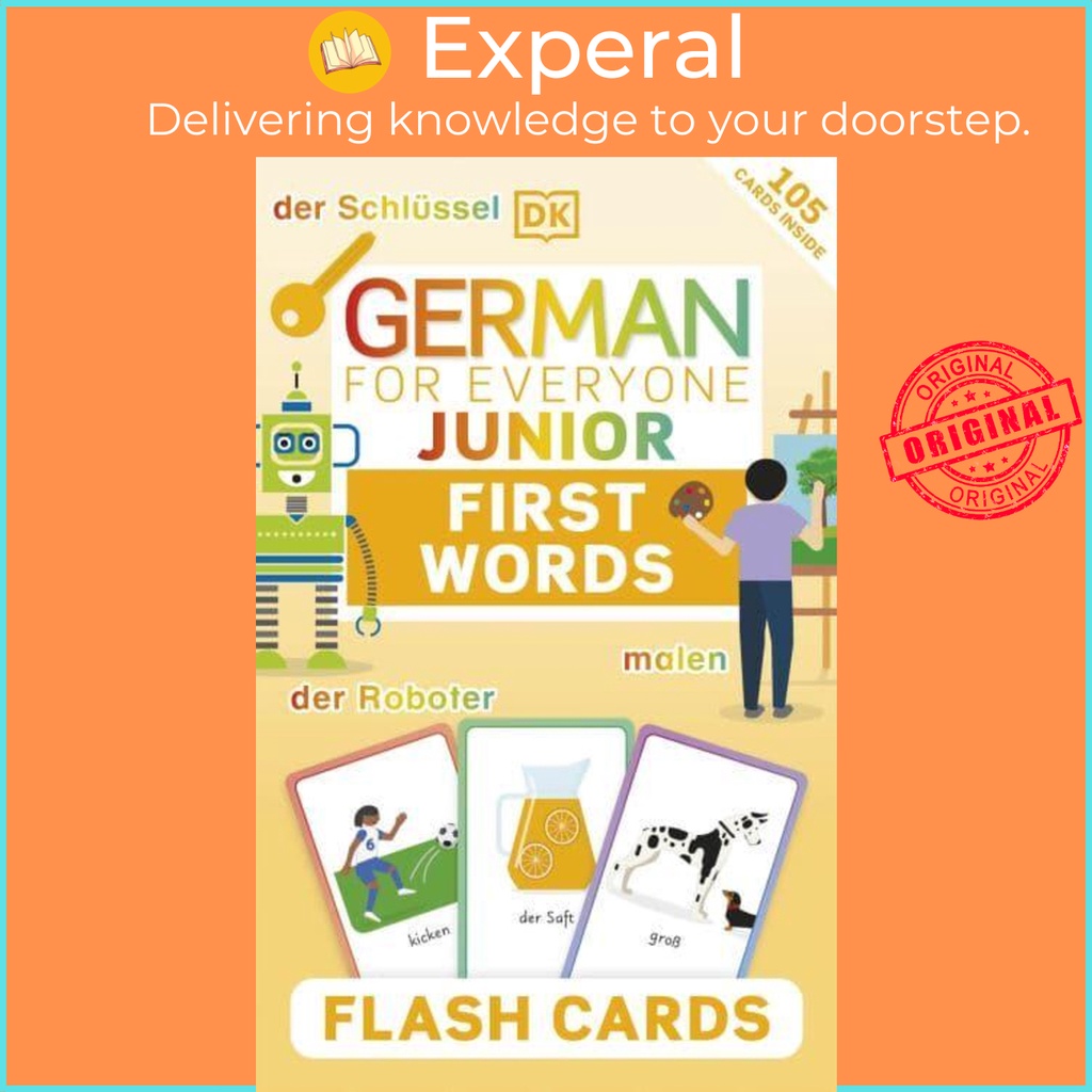 German for Everyone Junior First Words Flash Cards by DK (UK edition ...