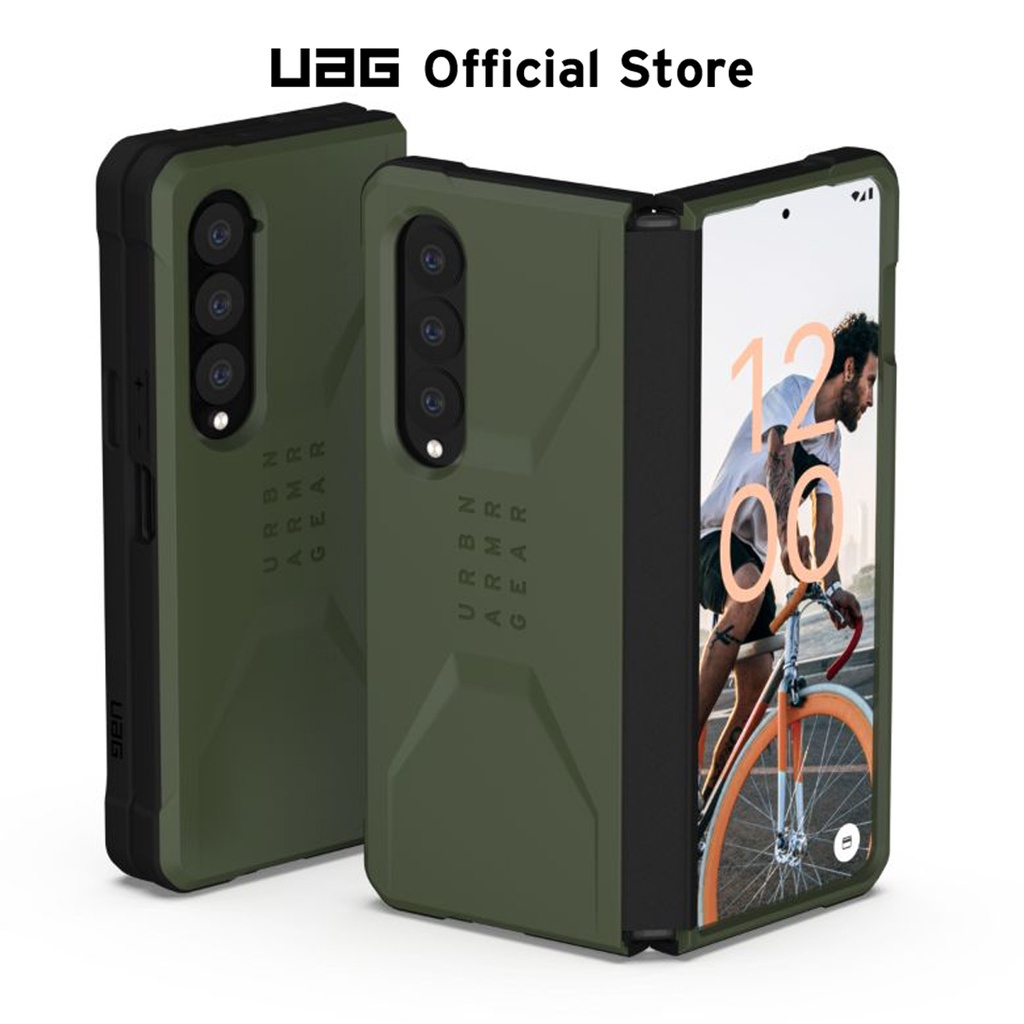 Uag Samsung Z Fold 4 Case Civilian Samsung Casing Sleek Ultra Thin