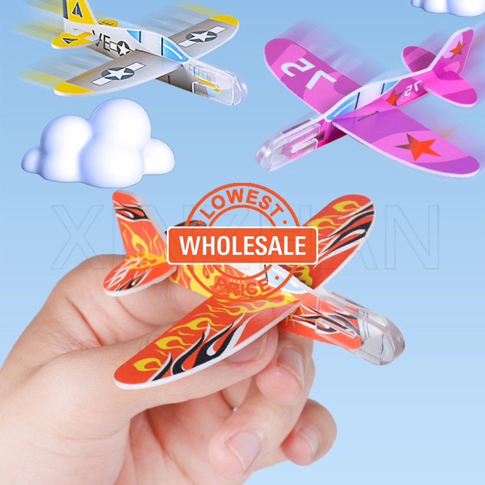 [Wholesale Price][Random Color] Mini Foam Airplane Kids Outdoor ...