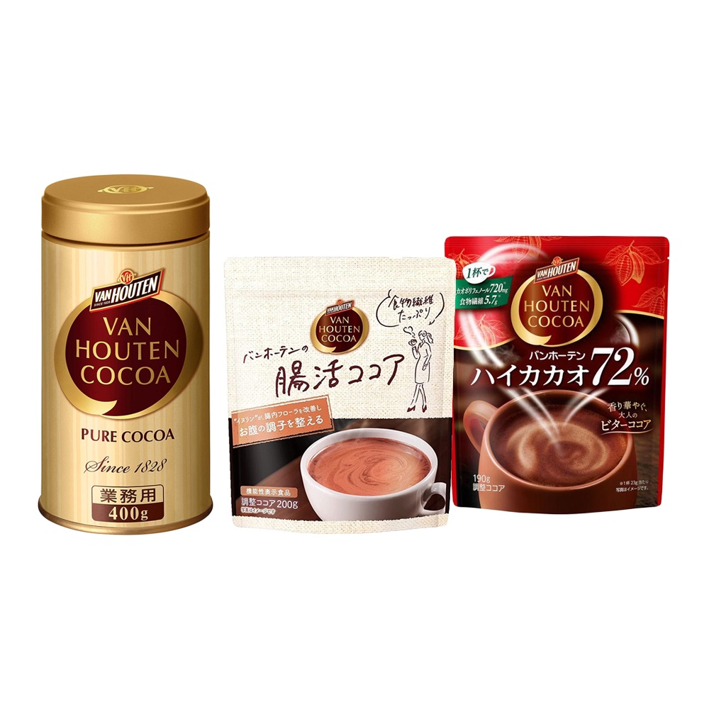 Kataoka Bussan Van Houten Cocoa Powder - Pure Cocoa / Gut Health Cocoa ...