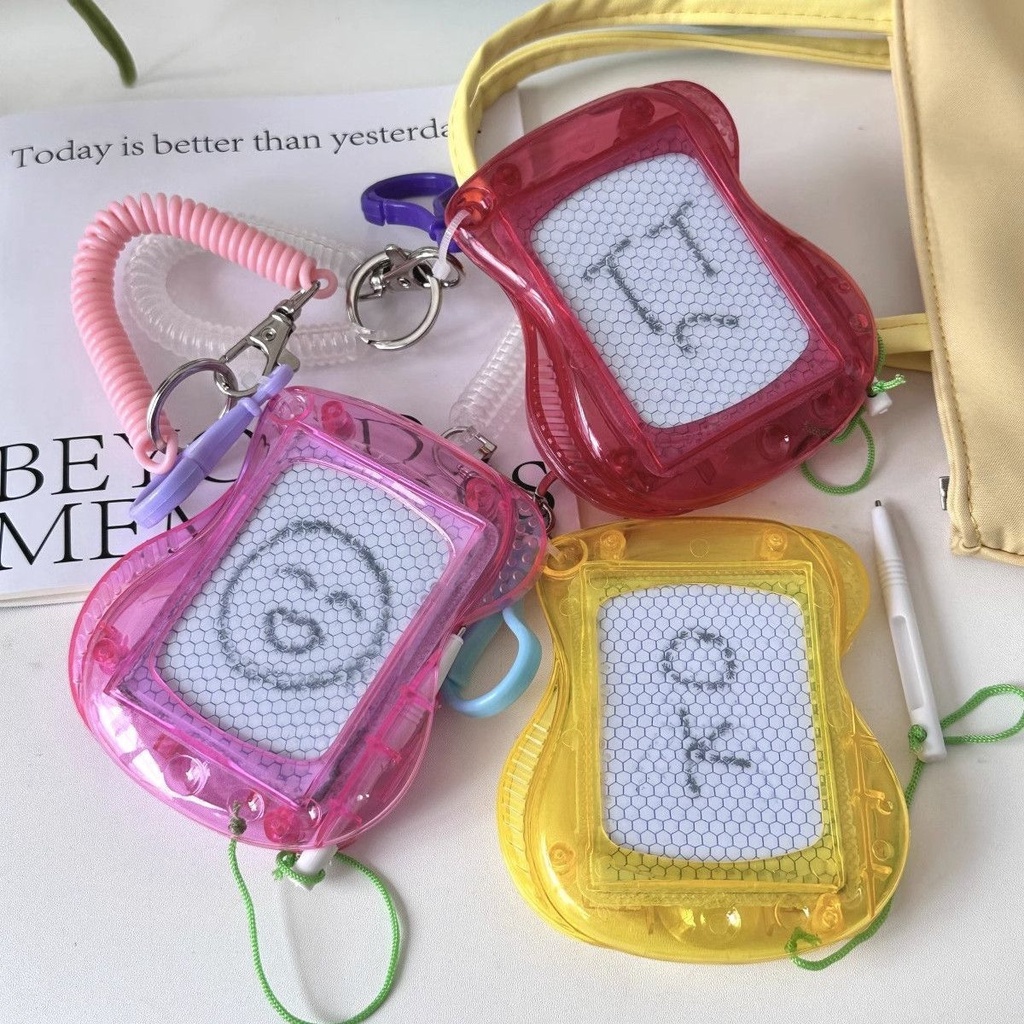 Mini Magnetic Drawing Board Keychain Schoolbag Pendant Children's ...