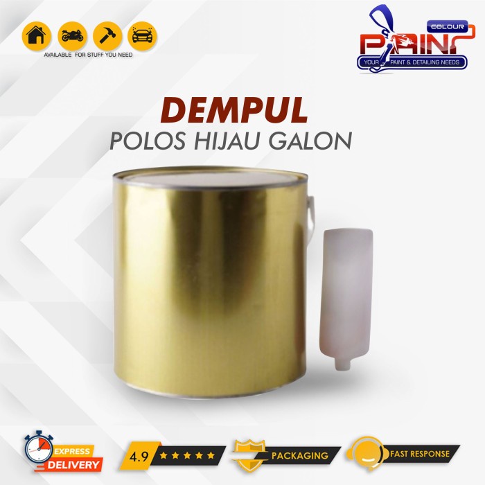 HIJAU Plain Green Putty in Gallon Packaging | Shopee Singapore