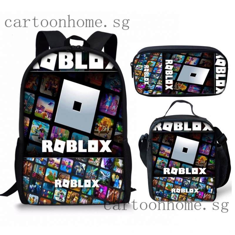 roblox robux beg sekolah kids School bag set backpack for Elementary ...