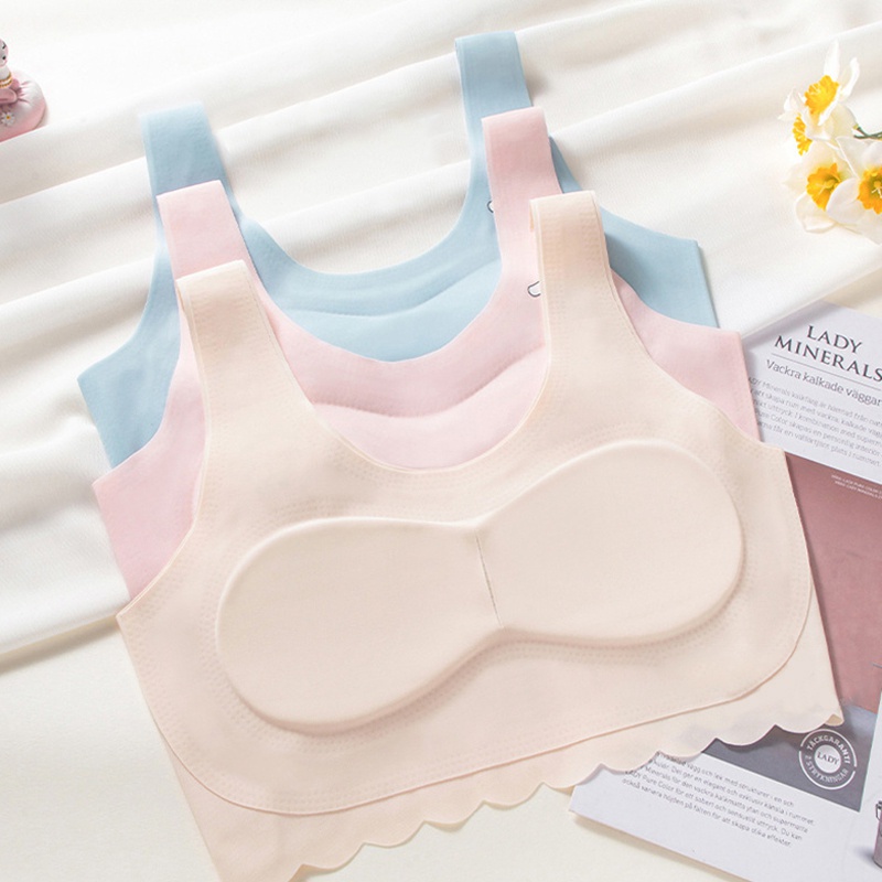 🇸🇬Ready Stock🇸🇬8-16 Years Old Girls Bra Super Soft Baby Bra Teenage ...