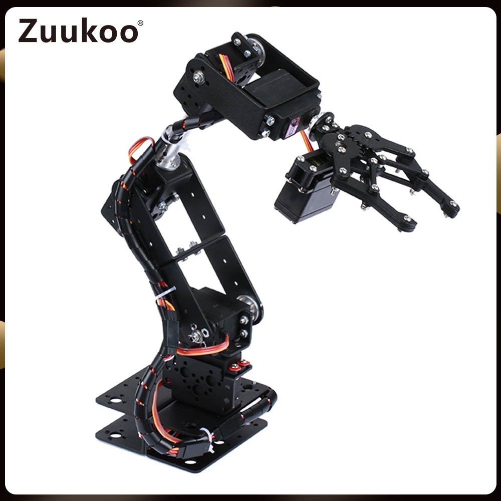 Robotic Arm Kit 6DOF Programming Robot Arm DIY Programming Robot Kit with Open Source Code and ...