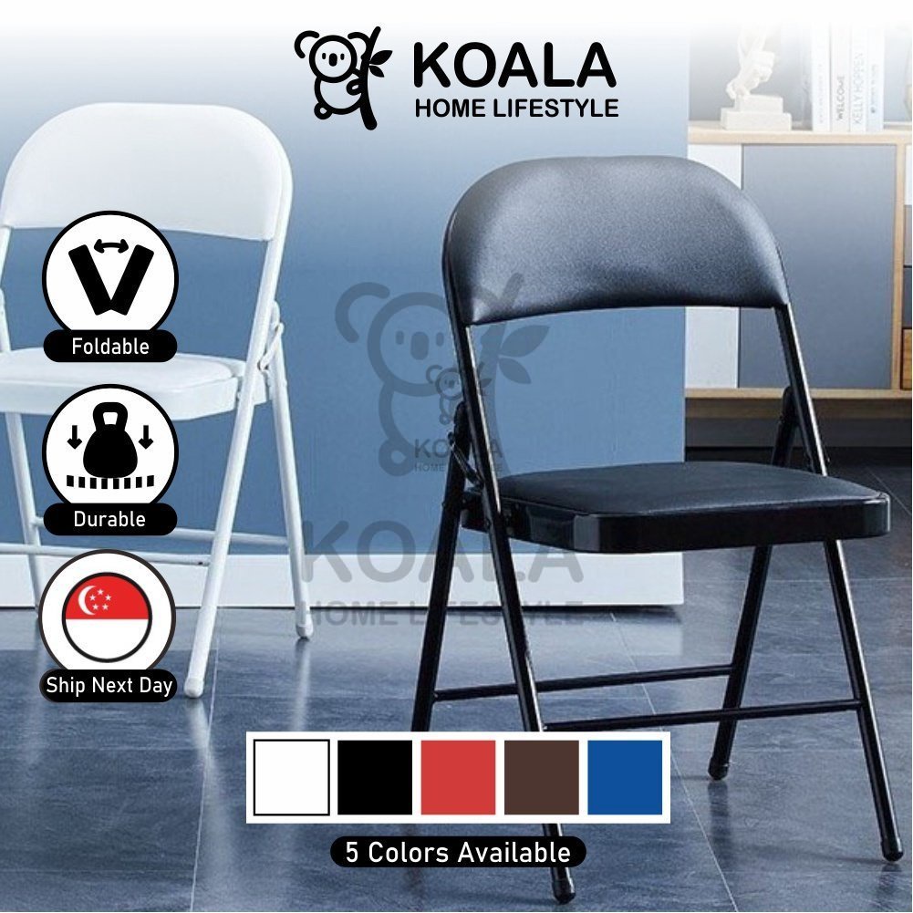 🇸🇬Koala Home🔥Foldable Chair Folding Chair Waterproof Seat Designer ...