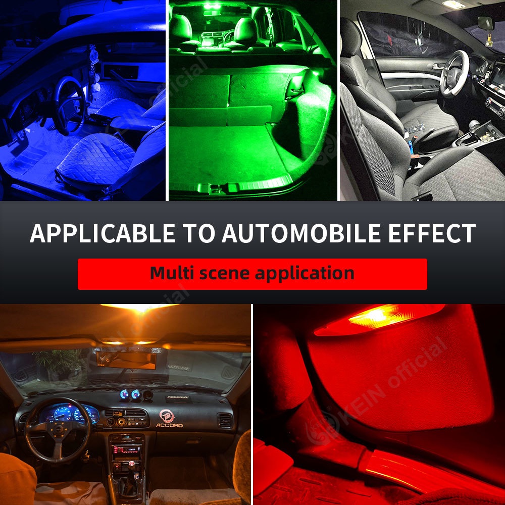 KEIN 2PCS Normal Flash T10 Led Bulb Turn Signal Light W5W 194 Width ...