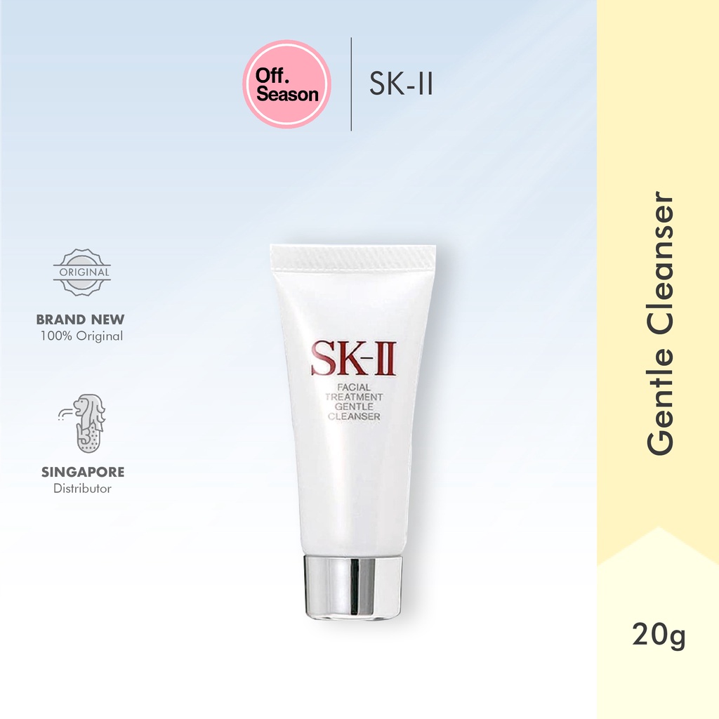 SK-II Facial Treatment Gentle Cleanser 20g / 120g [SK2 / SKII Foam Cleanser] | Shopee Singapore