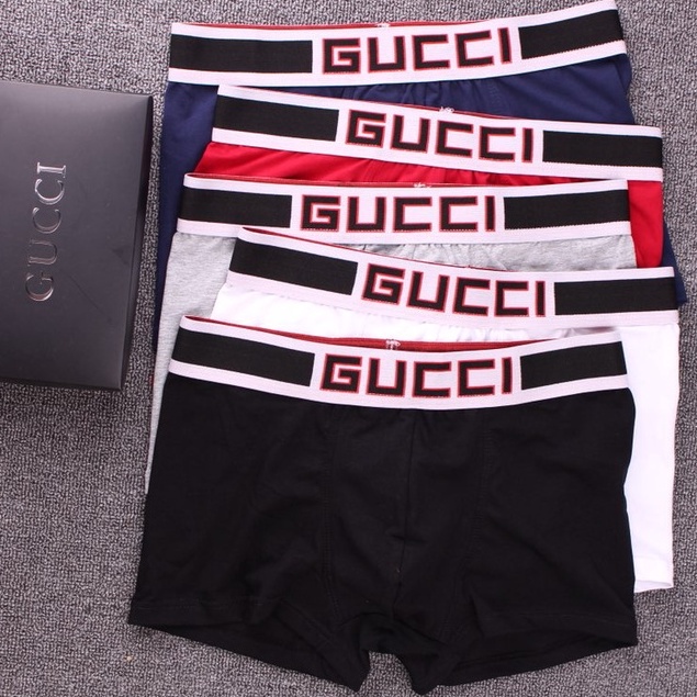 [3pcs+Box] Men's Underwear Breathable Boxer Briefs Antibacterial Men's ...