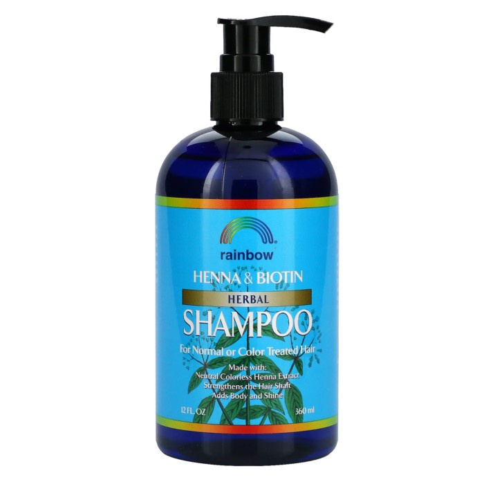 Rainbow Research, Henna & Biotin Herbal Shampoo, 12 fl oz (360 ml ...