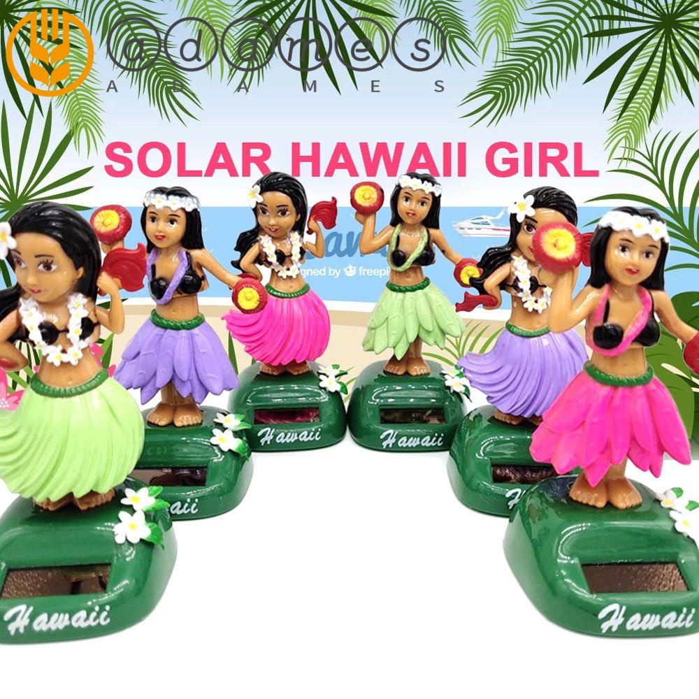 ADAMES Cute Swinging Hawaiian Girl Dashboard Decoration Dancing Hula ...