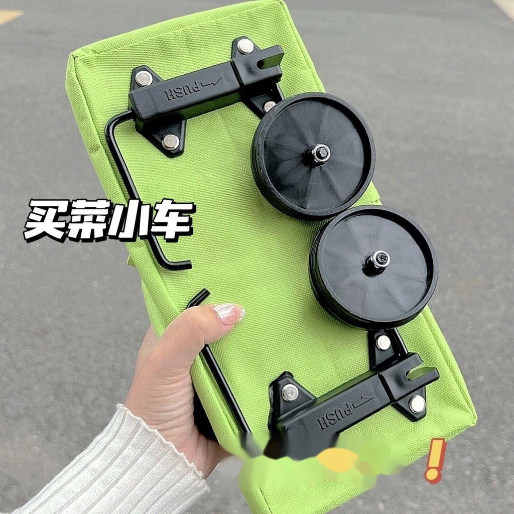 Small Trolley Portable Shopping Cart Foldable Small Trailer Trolley ...