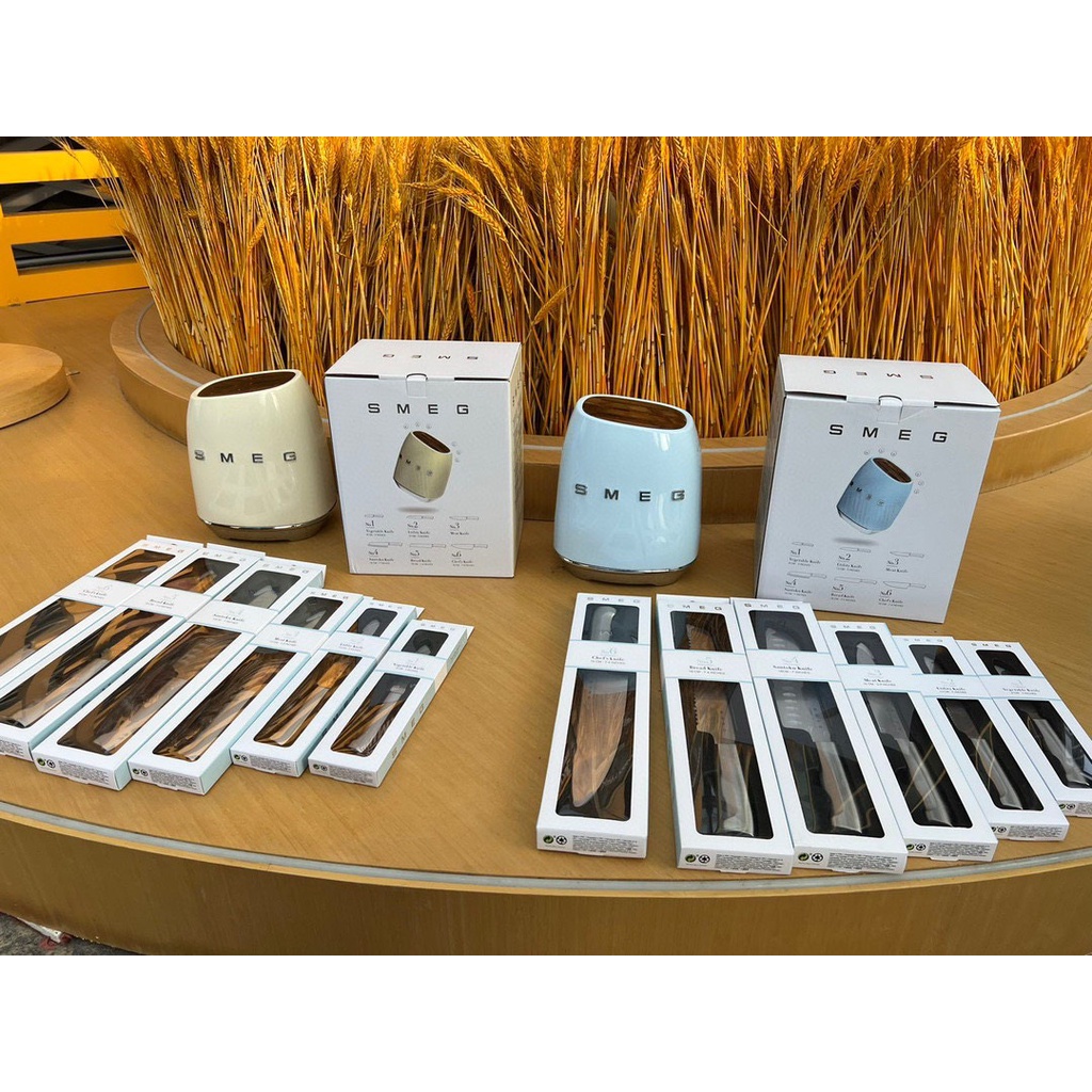 Smeg Smeg Cutter Seven-Piece Includes Gift Box Base | Shopee Singapore