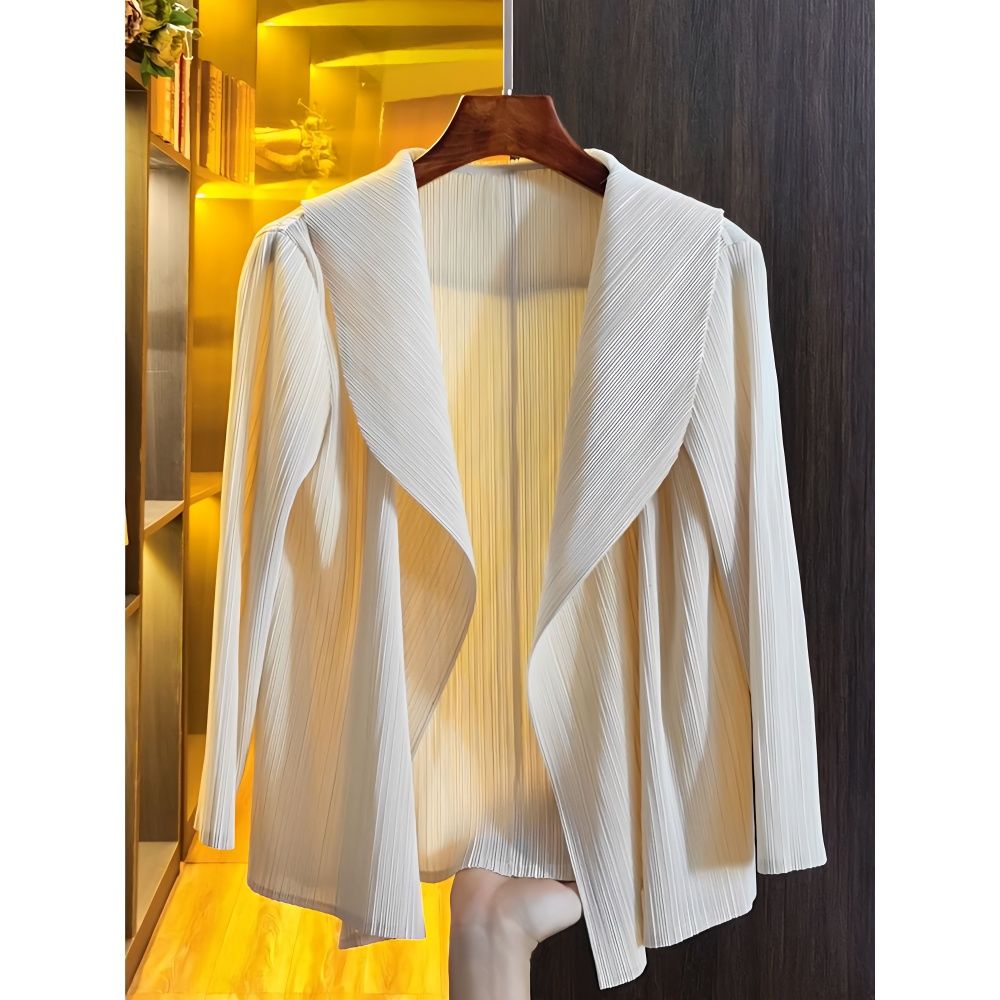 Pleated Short Jacket 2023 Spring Summer New Style Fashionable Classy ...