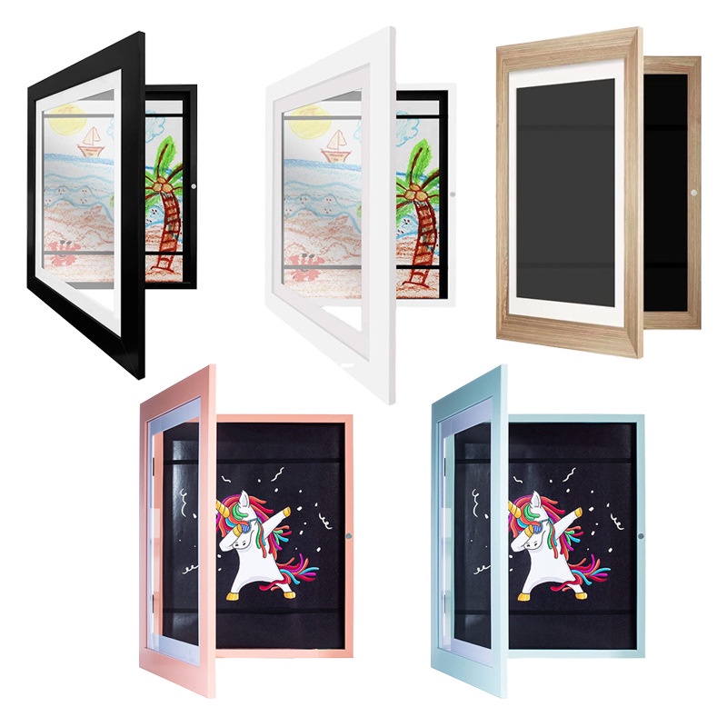 Kids Art Frames A4/A3/6 Inch/8 Inch Photo Painting Picture Frame Crafts ...
