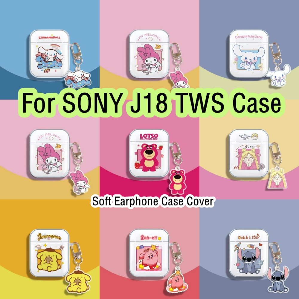 For SONY J18 TWS Case Anime cartoon pattern for SONY J18 TWS Casing ...