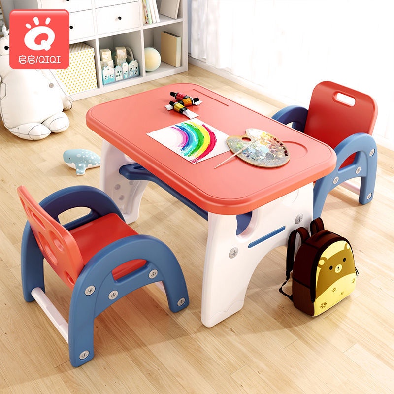 Children's Desk And Chair Set Kindergarten Learning Children's Writing ...