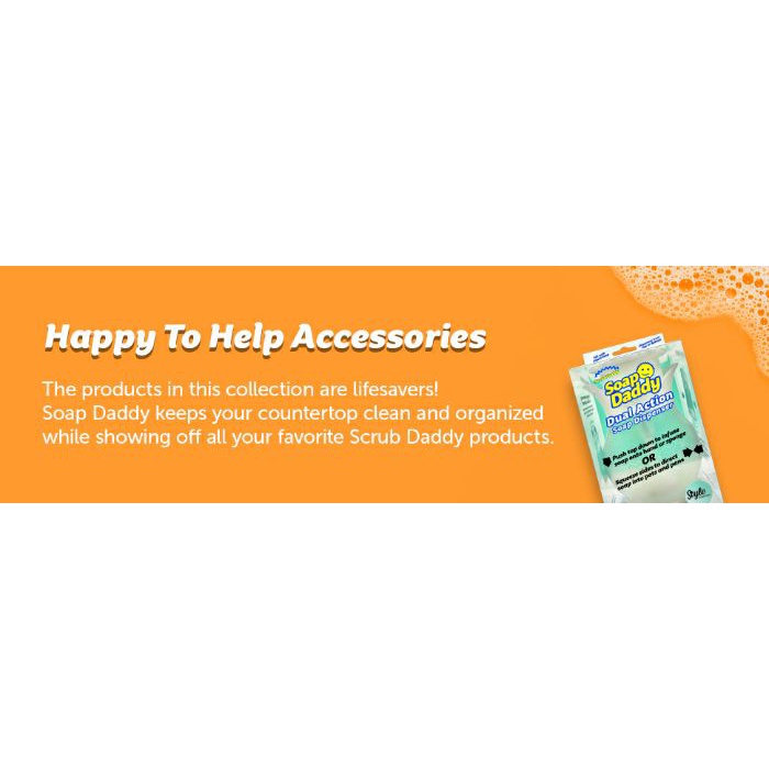 [Scrub Daddy MY] Soap Daddy Dual Dispenser by Scrub Daddy White ...