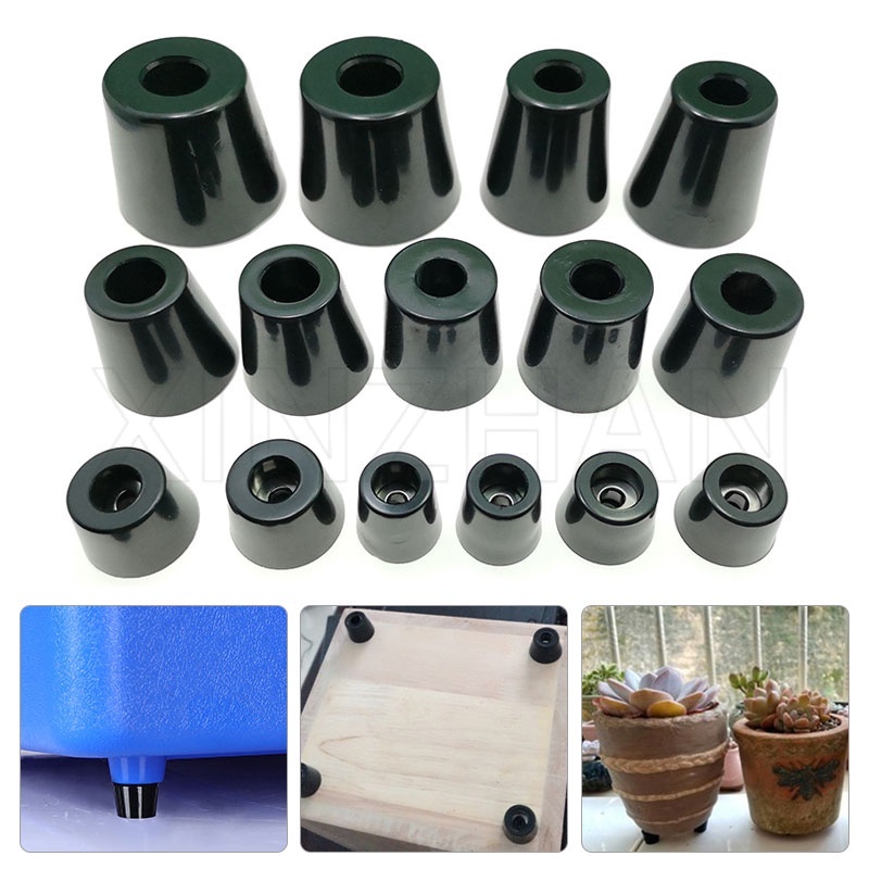 Conical Rubber Shock Pad Floor Protector 8Pcs Furniture Accessories ...