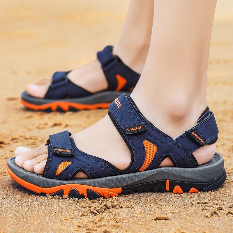 Ready Stock Large Size Hiking Sandals Beach Sandals Men Waterproof ...