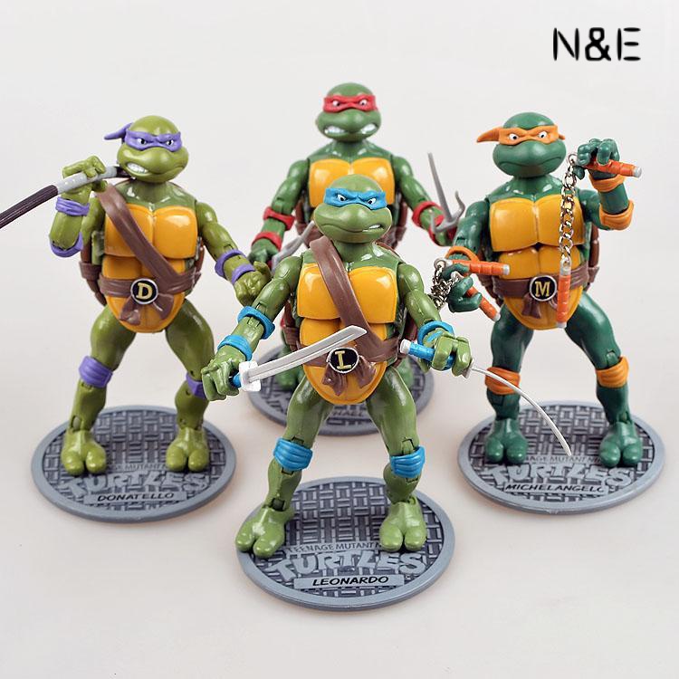 Anime Ninja God Turtle action figure Joint Movable figure boneco Toy ...