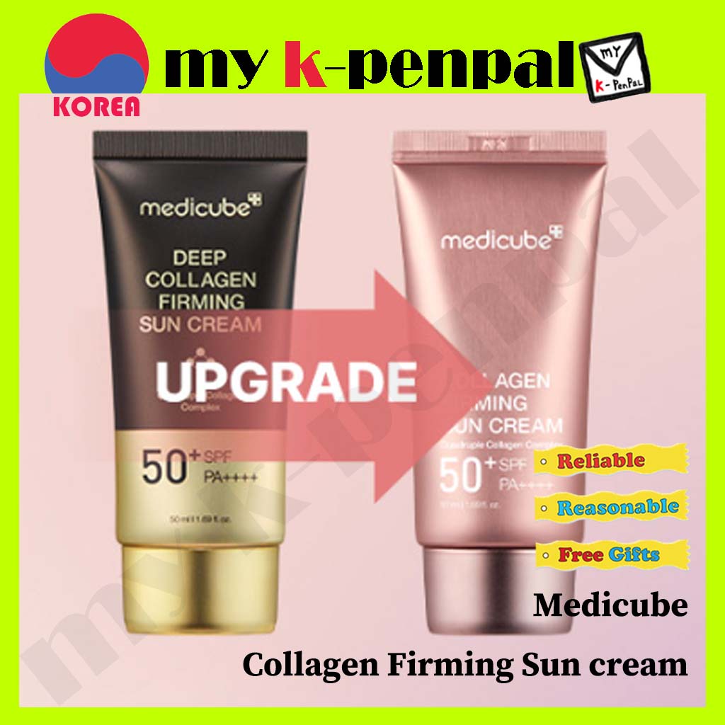 [medicube] *Renewal* Collagen Firming Sun Cream 50ml SP 50+ PA+++ 1EA ...