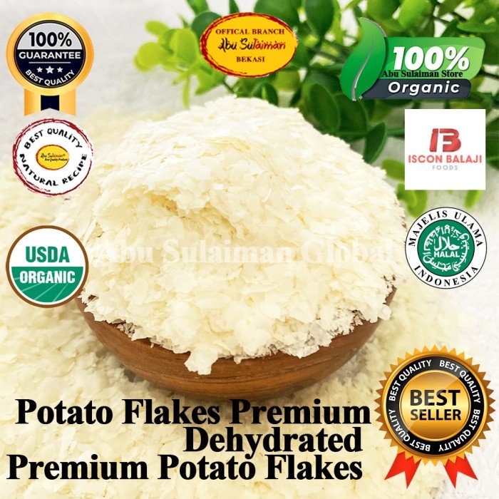 Potato Flakes 500gr/coarse Potato Chips/Mashed Potato Flake Premium ...