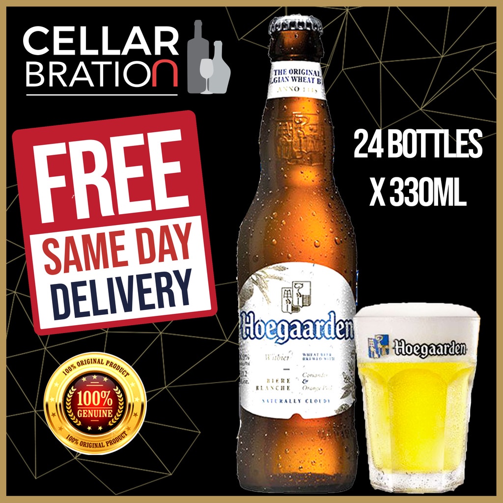 Hoegaarden Beer Bottle (24btls x 330ml) [SAME DAY DELIVERY] | Shopee ...