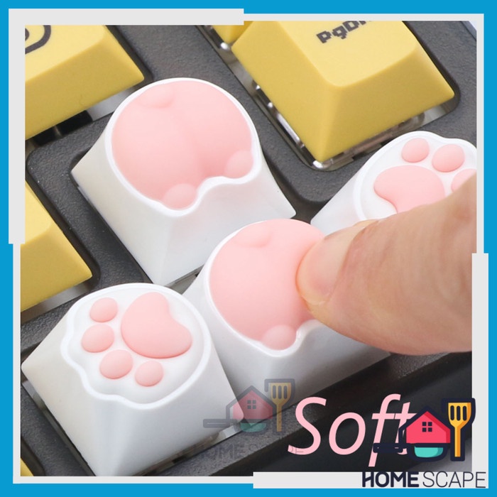 Artisan Keycap Corgy Squishy 4 Arrow Set Cute Paws Key Cap keyboard ...