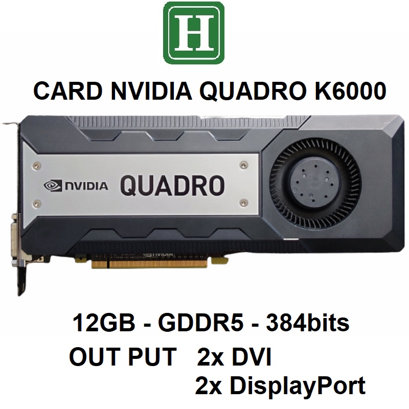 Nvidia QUADRO K6000 12GB GDDR5 384bits Card, genuine product | Shopee ...