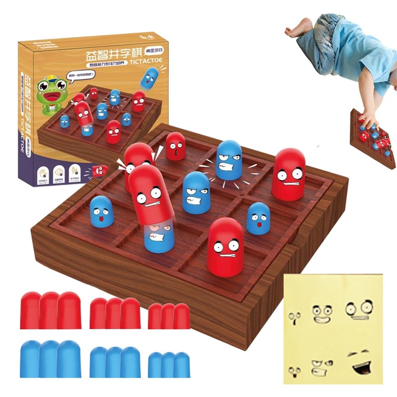 Tic Tac Toe Game, Solitaire Board Game, Educational Board Game Toy ...