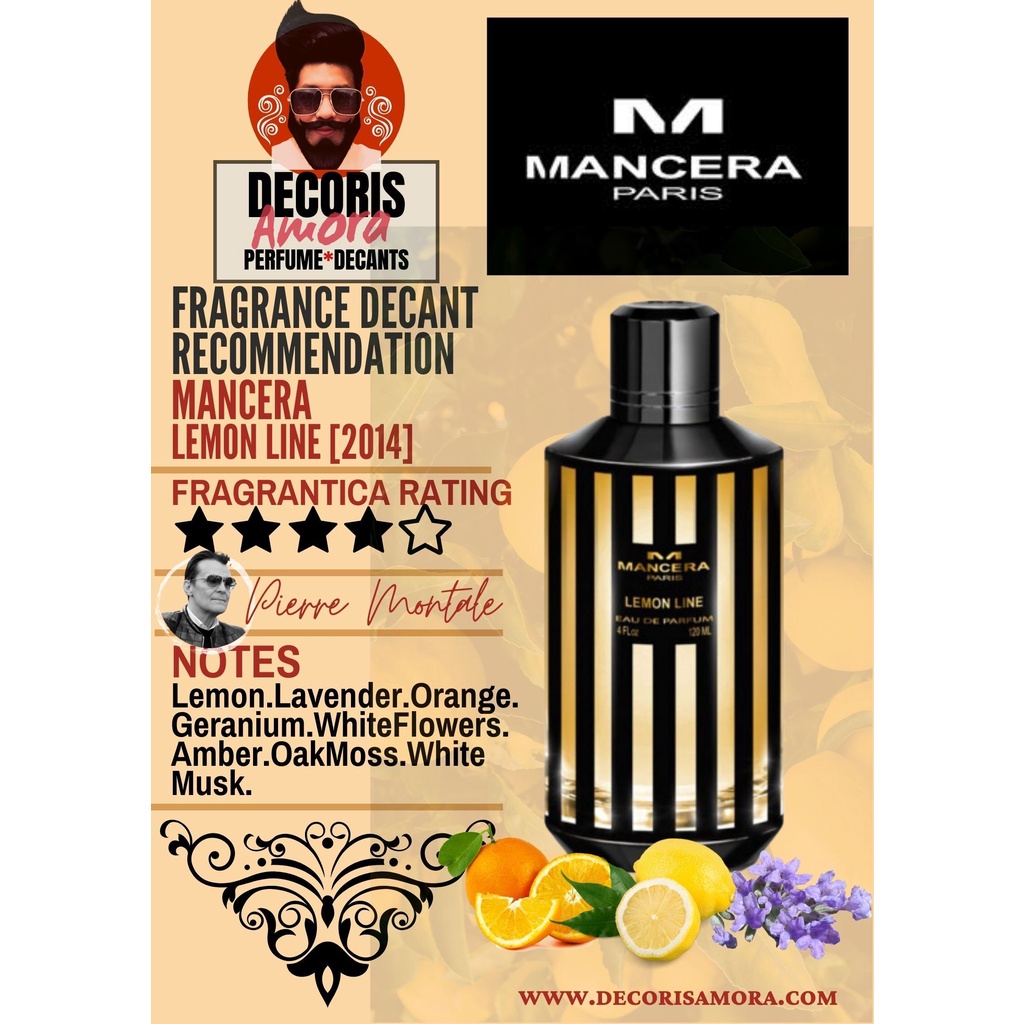 Mancera Lemon Line - Perfume Decant | Shopee Singapore