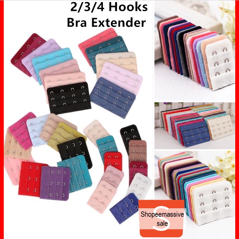 Back Bras Extension Straps 3 Rows Bra Extender Penyambung Bra ...