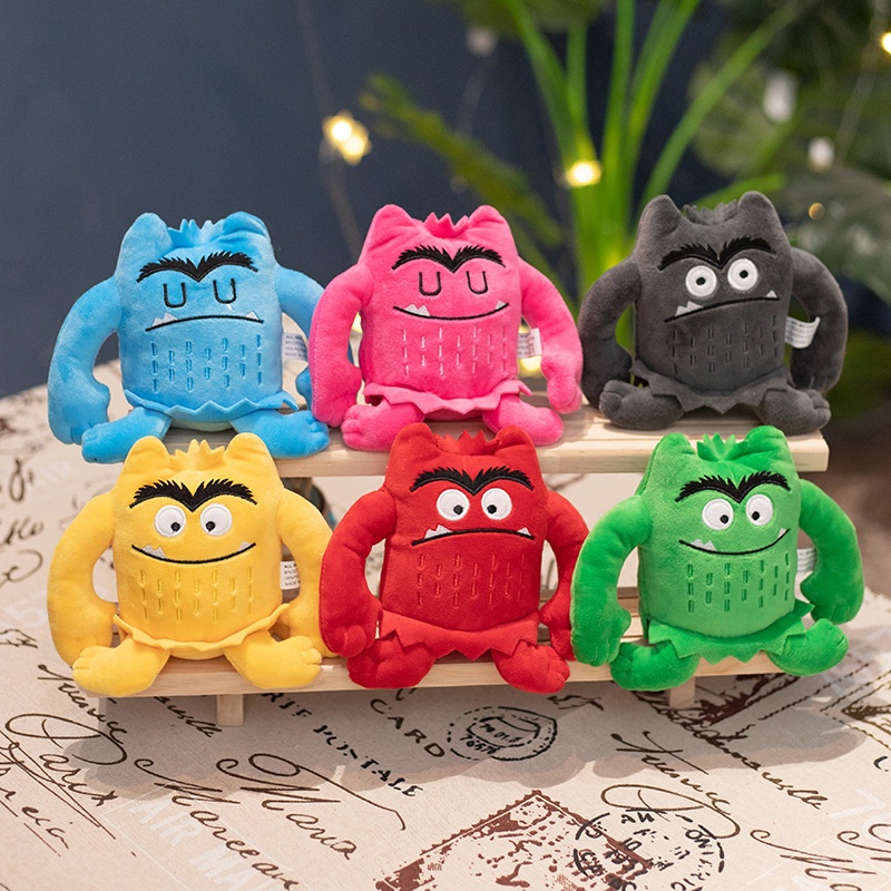 15cm The Color Monster Emotion Plush Toys Baby Appease Plushie Stuffed ...