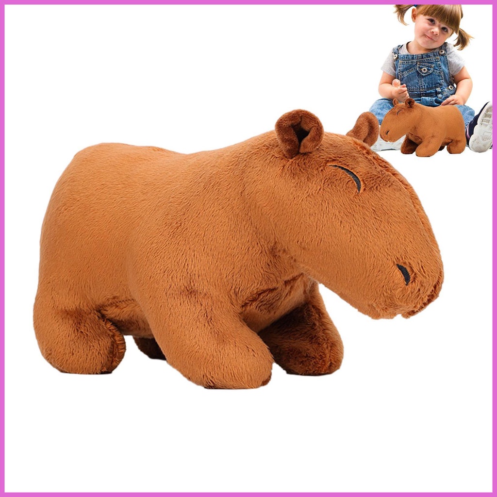 Stuffed Capybara Plush Toy Cute Capybara Plushie Dolls Throw Pillow ... Stuffed Capybara Plush Toy Cute Capybara Plushie Dolls Throw Pillow ...